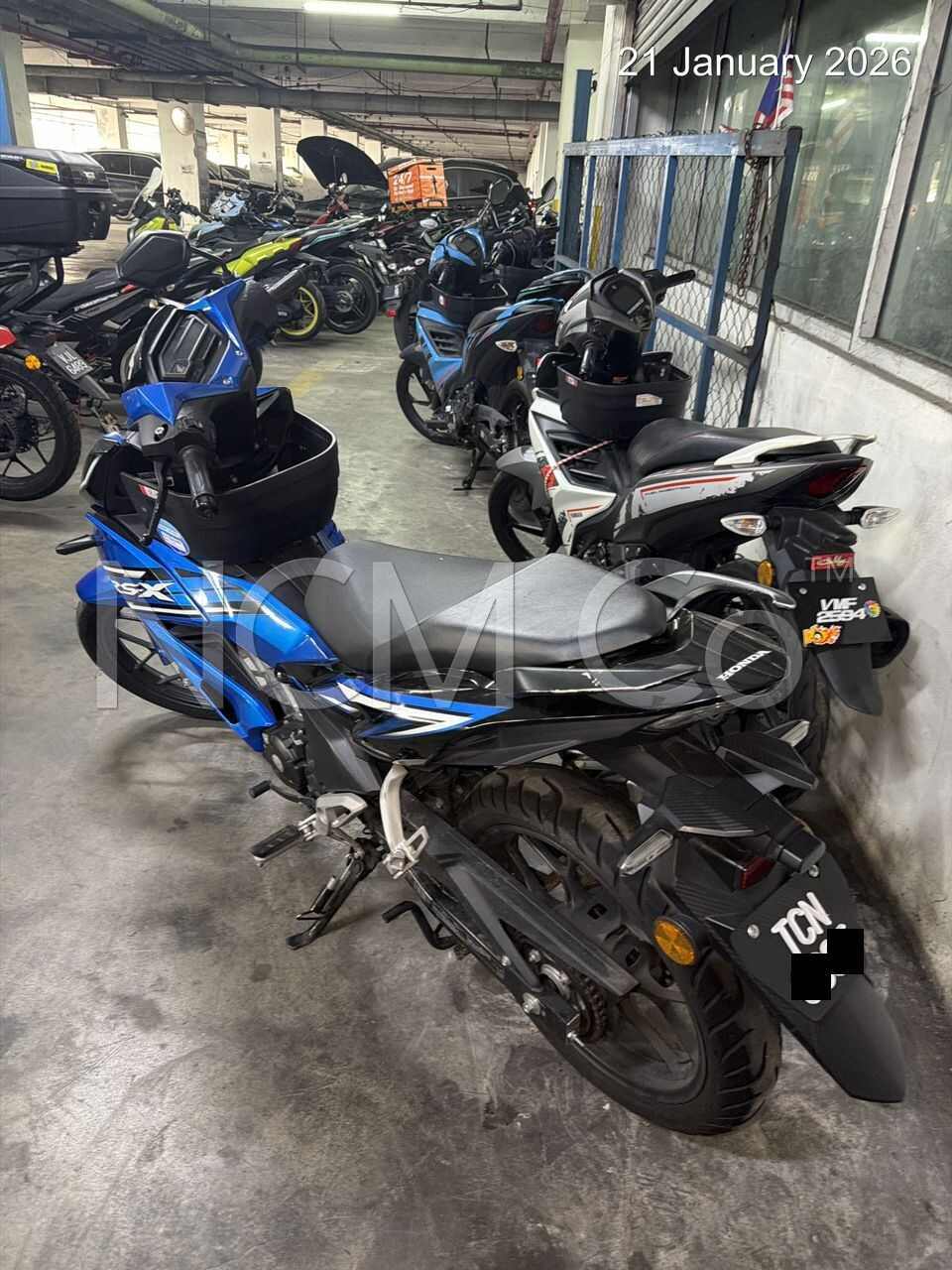 Lelong HONDA RS-X, Reserve Price RM 3,000 on 2026-01-26